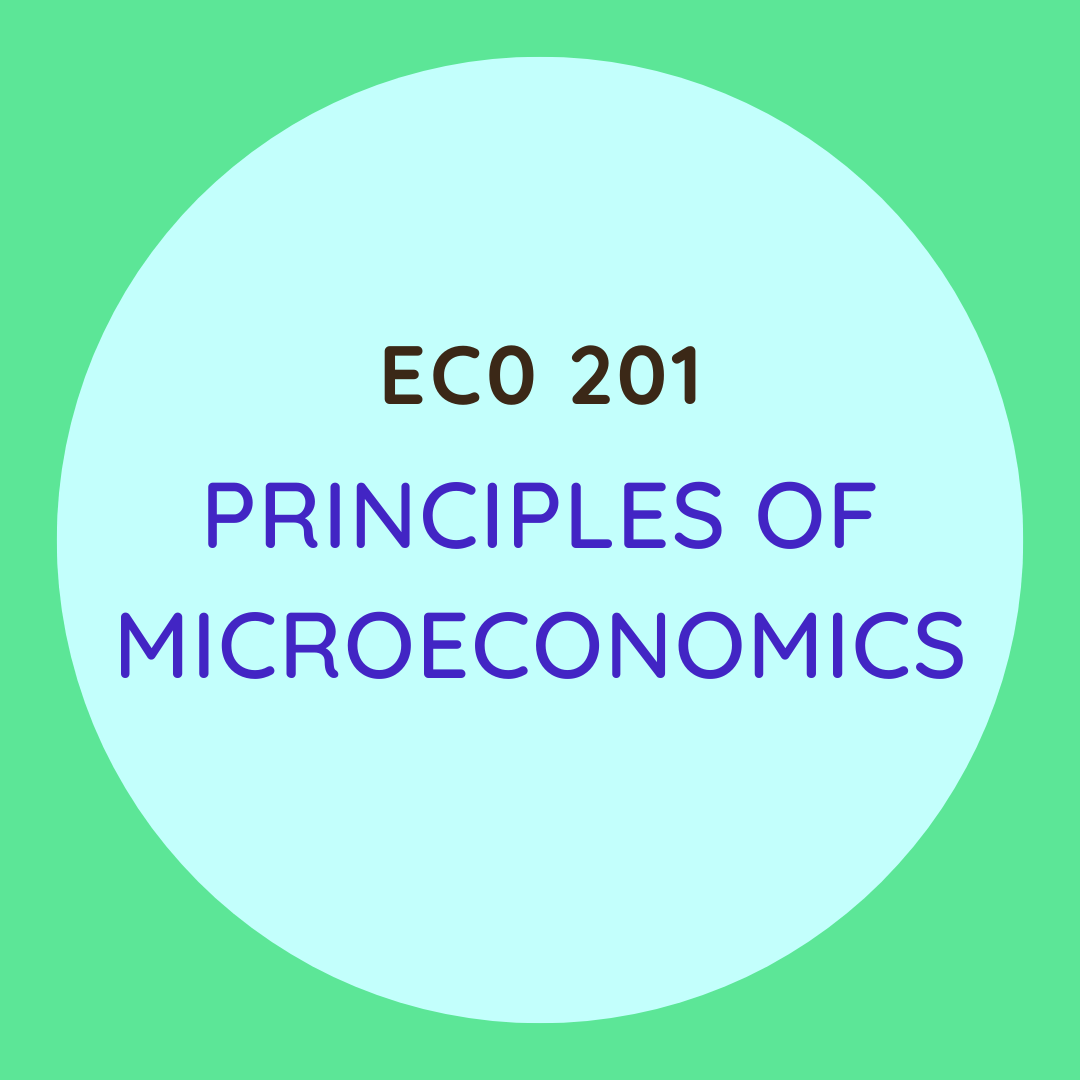 ECO 201 Principles of Microeconomics — aafaqeducation